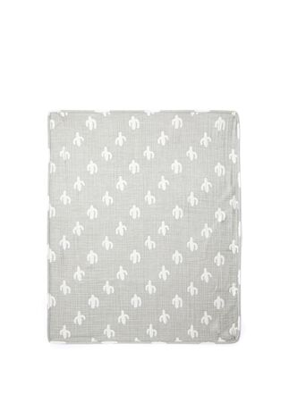 Minimou Kids Çocuk Gri Desenli Bebek Battaniye EU Minimou Kids Çocuk Gri Desenli Bebek Battaniye EU