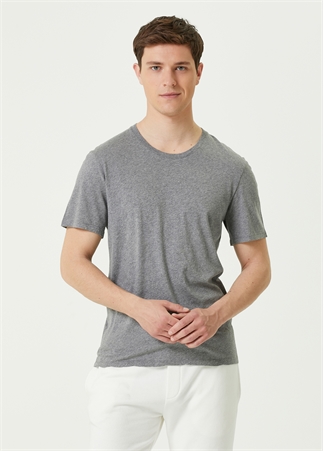 American Vintage Erkek Decatur Antrasit Basic T-shirt Gri S Eu American Vintage Erkek Decatur Antrasit Basic T-shirt Gri S Eu