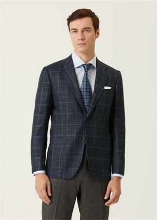 Kiton Erkek CEKET Mavi 48 IT