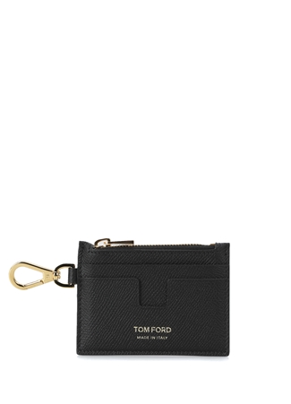 Tom Ford Erkek Siyah Askı Detaylı Deri Kartlık EU Tom Ford Erkek Siyah Askı Detaylı Deri Kartlık EU