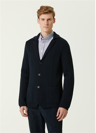 Beymen Collection Erkek Lacivert Triko Ceket M EU