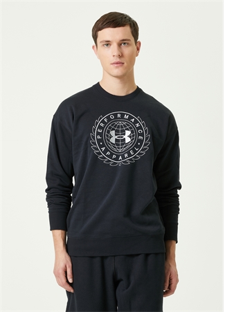 Under Armour Erkek Rival Fleece Alma Mater Siyah Sweatshirt S EU Under Armour Erkek Rival Fleece Alma Mater Siyah Sweatshirt S EU