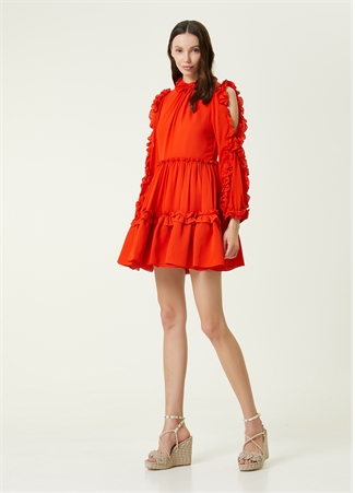 Dice Kayek Kadın Elbise Kırmızı 36 Eu