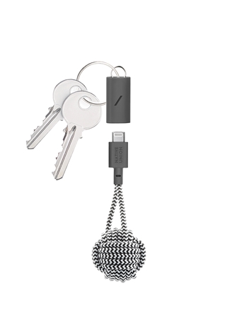 Native Union Key Zebra Desenli Örgü Dokulu Lightning USB Kablo Siyah EU Native Union Key Zebra Desenli Örgü Dokulu Lightning USB Kablo Siyah EU