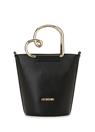 Love Moschino Kadın Siyah Logolu Omuz Çantası Eu Love Moschino Kadın Siyah Logolu Omuz Çantası Eu