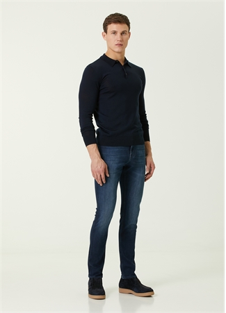 7 For All Mankind Erkek Skinny Fit Lacivert Jean Pantolon 36 US 7 For All Mankind Erkek Skinny Fit Lacivert Jean Pantolon 36 US