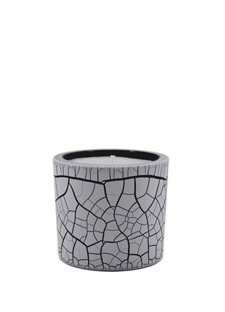 Les Lumières du Temps Gri Çatlak Desenli 200 gr Mum Beyaz Les Lumières du Temps Gri Çatlak Desenli 200 gr Mum Beyaz
