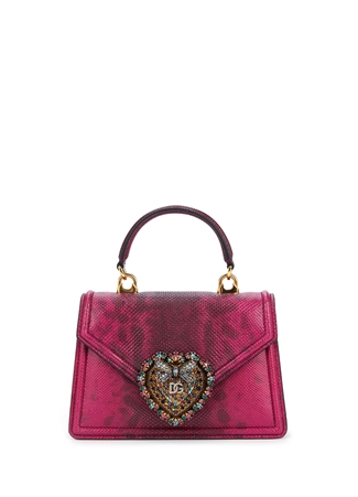 Dolce&gabbana Kadın Devotion Şeftali Deri Çanta Pembe Eu