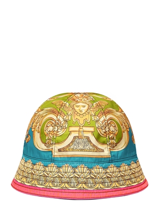 Versace Kadın Colorblocked Logolu Çift Taraflı Şapka 57 Eu Versace Kadın Colorblocked Logolu Çift Taraflı Şapka 57 Eu