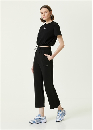 Fifty Pieces Kadın Siyah Bol Paça Jogger Pantolon Xs Eu