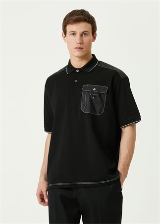 Prada Erkek POLO YAKA Siyah L EU