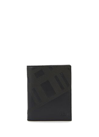 George Hogg Erkek Siyah Logolu Deri Cüzdan EU