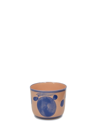 Goho Ala Turuncu Mavi Desenli Porselen Bardak Çok Renkli Goho Ala Turuncu Mavi Desenli Porselen Bardak Çok Renkli