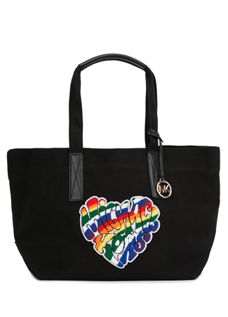 Michael Kors Kadın Large Siyah Logo Patchli Alışveriş Çantası EU Michael Kors Kadın Large Siyah Logo Patchli Alışveriş Çantası EU