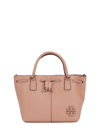 Tory Burch Kadın Pembe Logo Detaylı Deri Çanta EU Tory Burch Kadın Pembe Logo Detaylı Deri Çanta EU