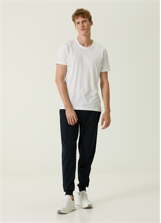 Beymen Collection Erkek Lacivert Beli Kordonlu Jogger Eşofman Altı L EU Beymen Collection Erkek Lacivert Beli Kordonlu Jogger Eşofman Altı L EU