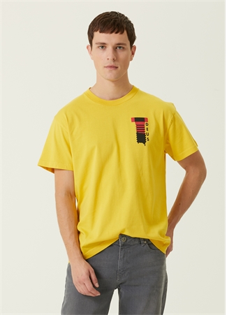 Deus Ex Machina Erkek Sarı Logolu Basic T-shirt S EU Deus Ex Machina Erkek Sarı Logolu Basic T-shirt S EU
