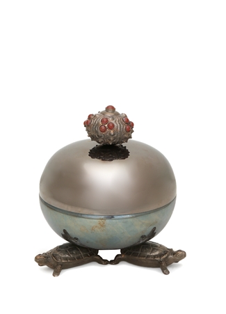 Serdar Gülgün Kapak Detaylı Dekoratif Kase Çok Renkli