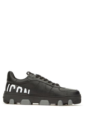 Dsquared2 Erkek Siyah Logolu Taban Detaylı Deri Sneaker 43 EU Dsquared2 Erkek Siyah Logolu Taban Detaylı Deri Sneaker 43 EU