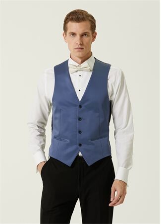 Palzileri Lab Erkek Mavi V Yaka Yelek 46 IT