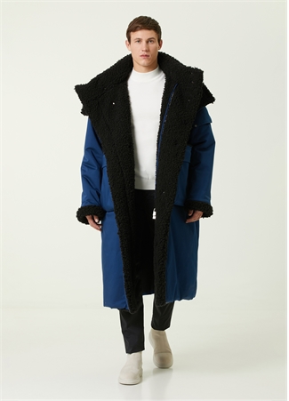 07 Alyx 9sm Erkek Lacivert Kapüşonlu Shearling Detaylı Palto M EU 07 Alyx 9sm Erkek Lacivert Kapüşonlu Shearling Detaylı Palto M EU