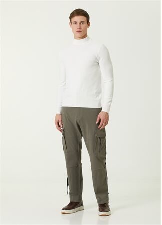 Marcelo Burlon Erkek Haki Cepli Kargo Pantolon S EU