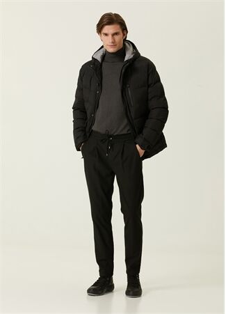 Network Erkek Slim Fit Siyah Pantolon 48 EU