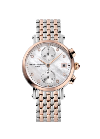 Frederique Constant Kadın Classics Quartz Chronograph FC-29MPWD2R2B Saat EU Frederique Constant Kadın Classics Quartz Chronograph FC-29MPWD2R2B Saat EU