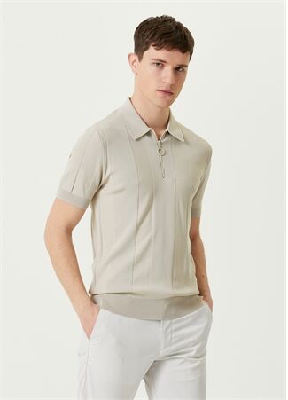 Academia Erkek POLO YAKA Bej XS EU