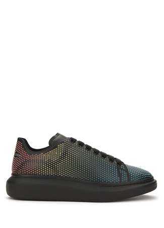 Alexander McQueen Erkek Oversize Siyah Troklu Deri Sneaker 39 EU Alexander McQueen Erkek Oversize Siyah Troklu Deri Sneaker 39 EU