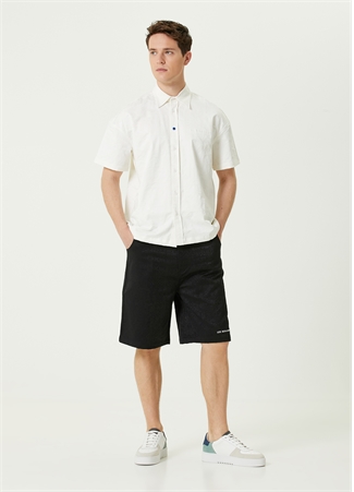 Les Benjamins Erkek Siyah Jakarlı Şort L Eu Les Benjamins Erkek Siyah Jakarlı Şort L Eu