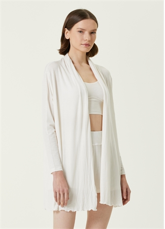 Ayje Kadın Ultra Comfort Ekru Hırka Beyaz XL EU Ayje Kadın Ultra Comfort Ekru Hırka Beyaz XL EU