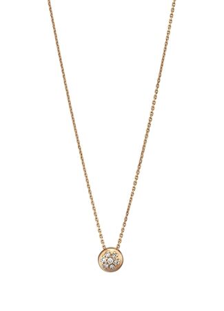 Bee Goddess Kadın Air Taşlı Uç Detaylı Altın Rengi Kolye EU