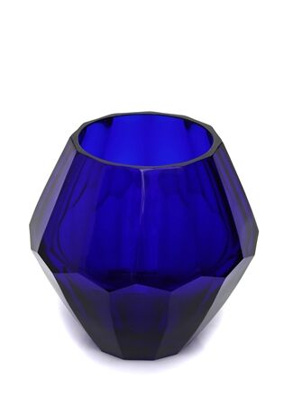 Beyz-i Şah Diamond Mavi Dekoratif Cam Obje