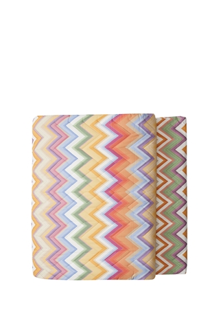 Missoni Home Andres Zikzak Desenli Kapitoneli Yatak Örtüsü Turuncu Missoni Home Andres Zikzak Desenli Kapitoneli Yatak Örtüsü Turuncu