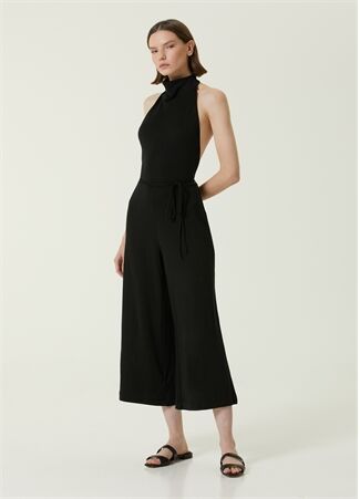 Vince Kadın Siyah Sırt Dekolteli Tulum S EU