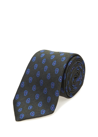 Tino Cosma Erkek Mikro Desenli İpek Kravat EU Tino Cosma Erkek Mikro Desenli İpek Kravat EU