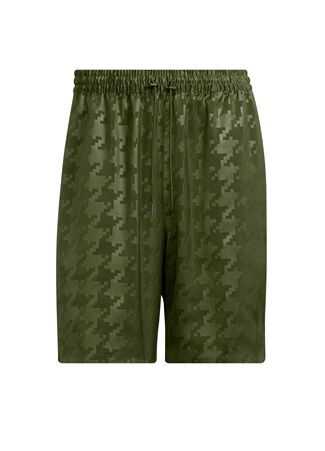 Adidas X Ivy Park Kadın Haki Geometrik Desenli Şort Yeşil S EU