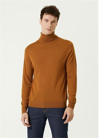 Paul Smith Erkek Sarı Balıkçı Yaka Yün Kazak S EU