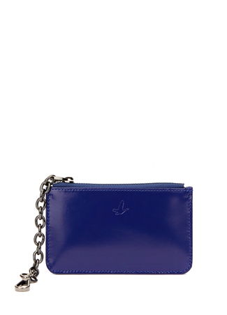Beymen Club Kadın Lacivert Zincir Detaylı Deri Cüzdan Mavi EU Beymen Club Kadın Lacivert Zincir Detaylı Deri Cüzdan Mavi EU