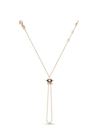 Collection-Selda Jewellery Kadın Göz formlu Altın Rengi Şahmeran Bileklik EU