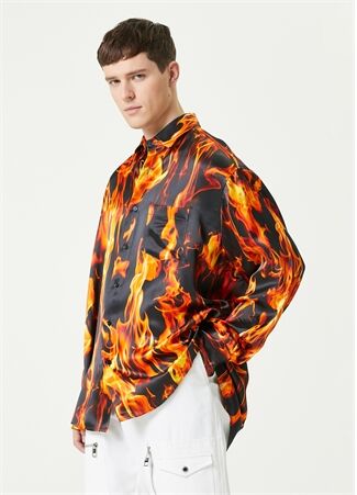 VETEMENTS Erkek GÖMLEK Siyah S EU