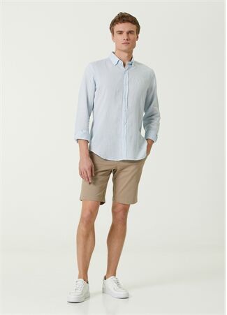 Beymen Club Erkek Kamel Şort Gri 46 EU