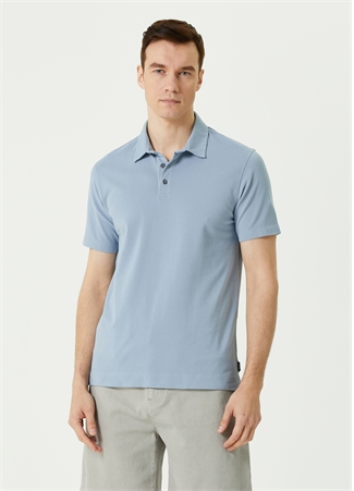 Z Zegna Erkek Mavi Polo Yaka T-shirt L It Z Zegna Erkek Mavi Polo Yaka T-shirt L It