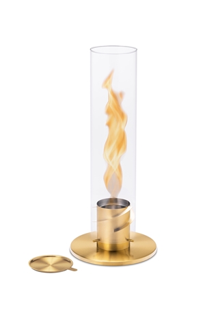 Hoefats Spin 120 Gold Silindir Formlu Masaüstü Şömine Çok Renkli Hoefats Spin 120 Gold Silindir Formlu Masaüstü Şömine Çok Renkli