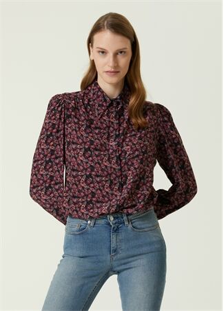 Faraway Kadın Beulah Siyah Desenli Gömlek 34 EU