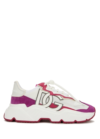 Dolce&Gabbana Kadın Beyaz Logolu Kalın Tabanlı Sneaker 36 EU Dolce&Gabbana Kadın Beyaz Logolu Kalın Tabanlı Sneaker 36 EU