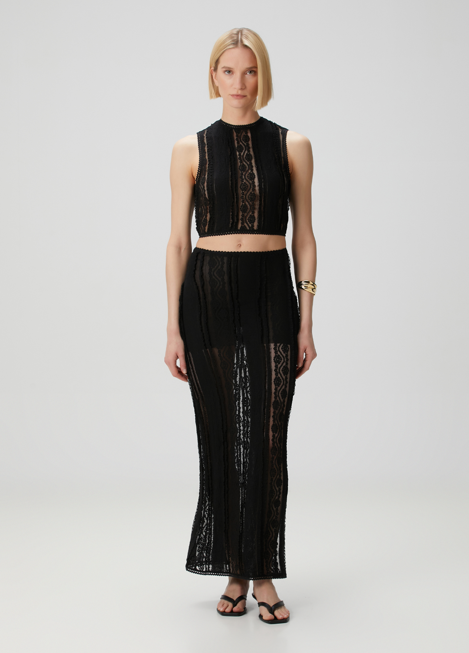 Charo Ruiz - Black Maxi Skirt
