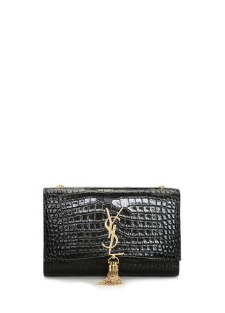 Kadın Kate Small Siyah Deri Omuz Çantası EU Kadın Kate Small Siyah Deri Omuz Çantası EU