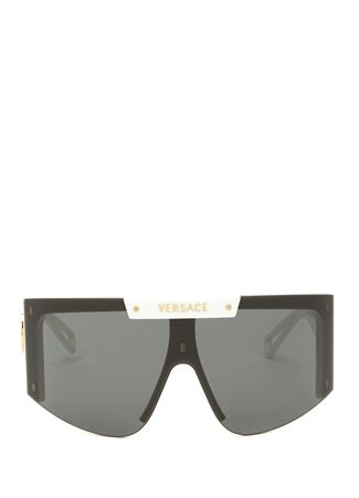 Versace Kadın Beyaz Pilot Stil Güneş Gözlüğü 46 EU